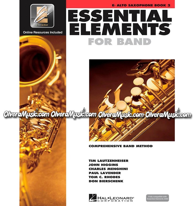 ESSENTIAL ELEMENTS For Band - Alto Saxophone Book 2 – Olvera Music