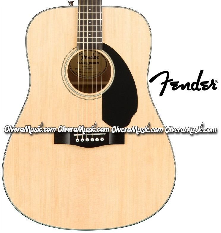 FENDER Dreadnought Acoustic Guitar - Natural – Olvera Music