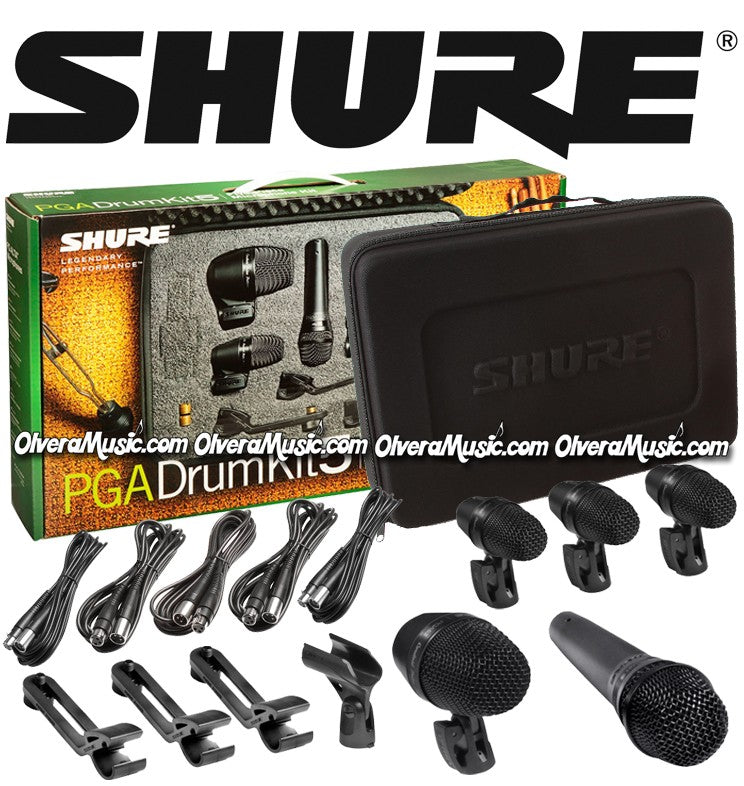 SHURE 5-PC Drum Microphone Kit – Olvera Music