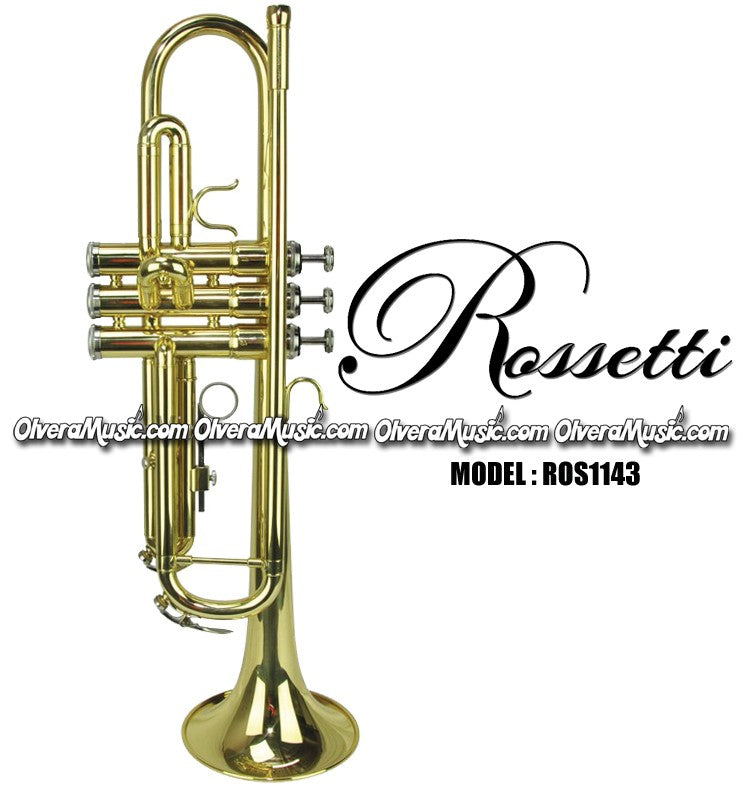 ROSSETTI Student Model Bb Trumpet - Lacquer Finish – Olvera Music