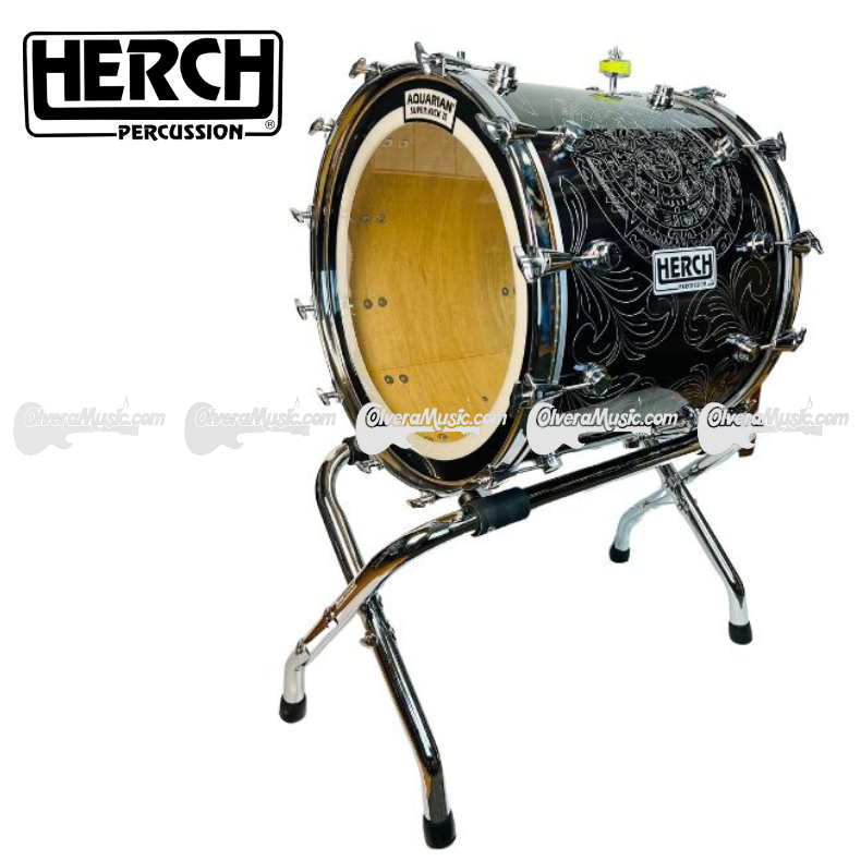 HERCH Tambora Custom (Azteca BLK) - Disponible. – Olvera Music
